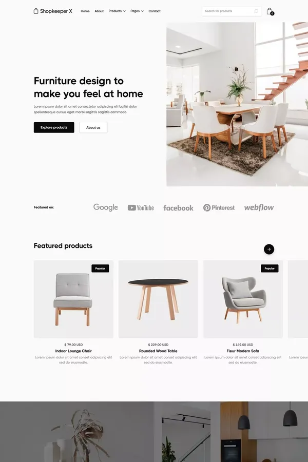 Katana - Webflow HTML Website Template on Landbook - get inspired by template design and more