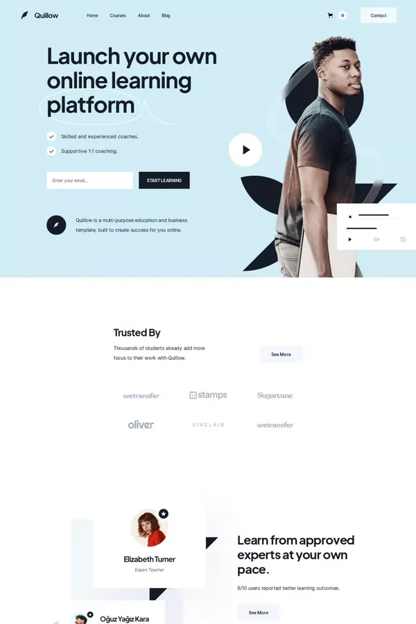 Bistora - Webflow Ecommerce website template on Landbook - get inspired by template design and more