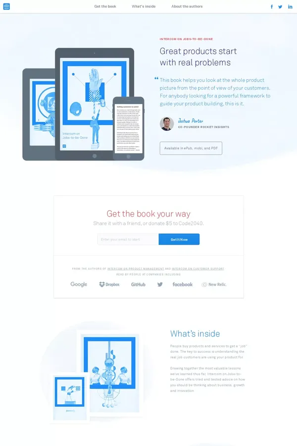 Intercom | Customer Communication Platform on Landbook - get inspired ...