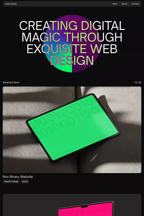Showcasy - Webflow HTML Website Template on Landbook - get inspired by template design and more