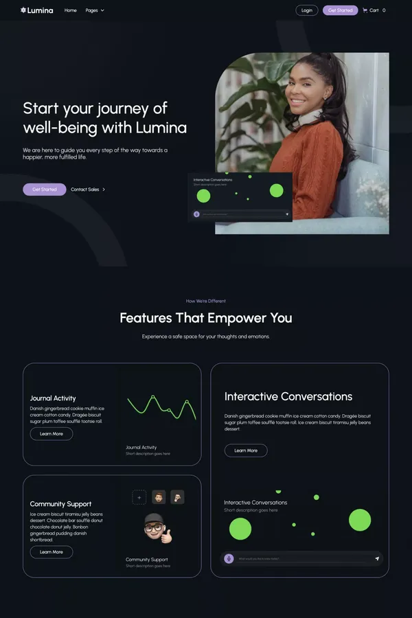Artifact - Webflow E-Commerce Website Template on Landbook - get inspired by template design and ...