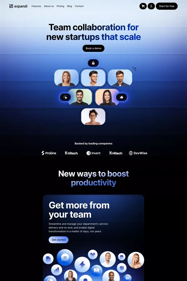 Artifact - Webflow E-Commerce Website Template on Landbook - get inspired by template design and ...