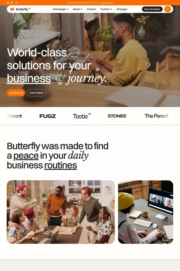 SerenAge - Webflow Website Template on Landbook - get inspired by ...