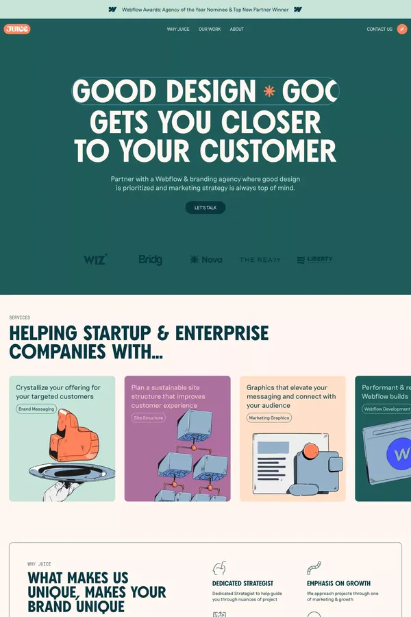 Creative Branding & Web Agency in Orlando | Juice on Landbook - get ...