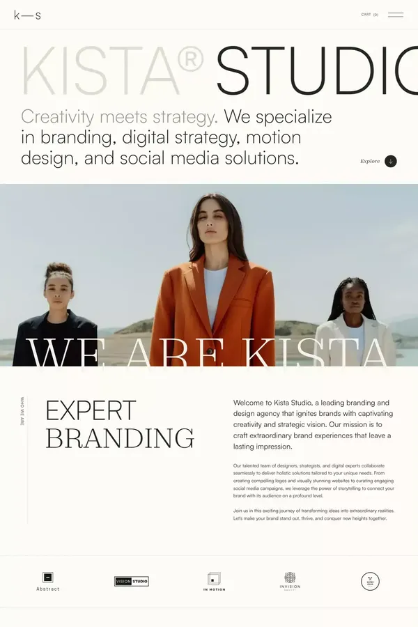 Ignitex - Digital Agency Template for Designers & Studios on Landbook ...