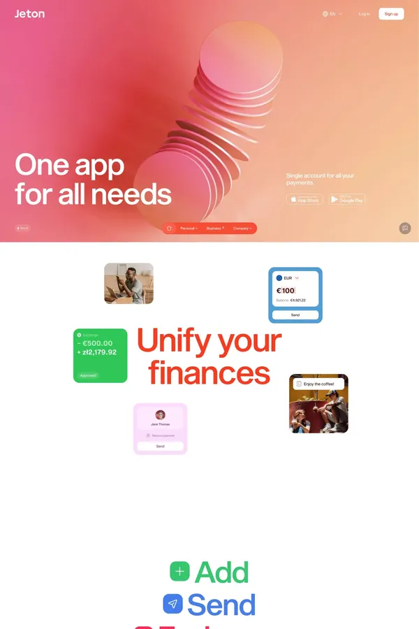 TasteGo on Landbook - get inspired by landing design and more