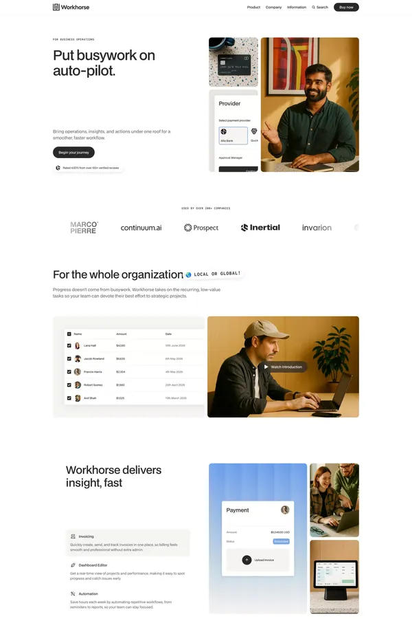 Pipely - Technology Website Template for Framer on Landbook - get inspired by template design ...