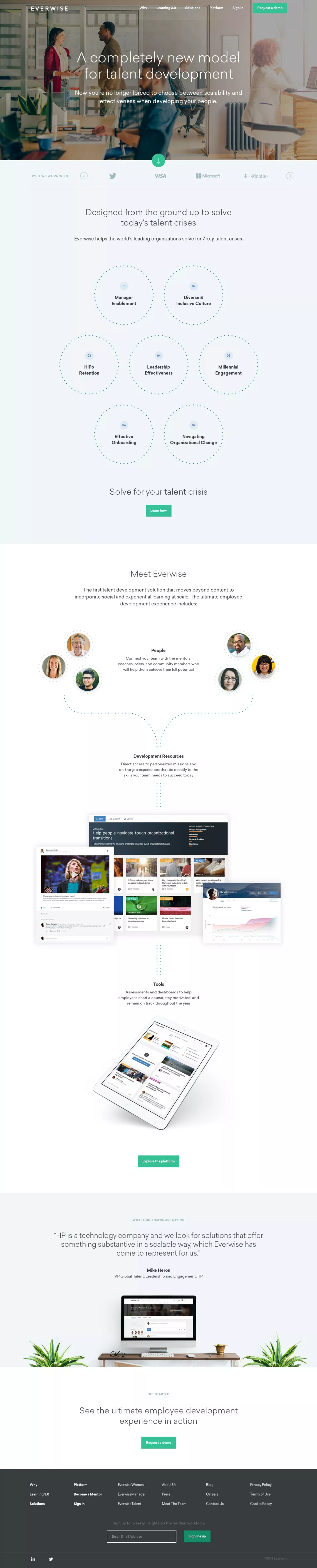 Everwise Enterprise Social Learning Platform on Landbook - get inspired ...