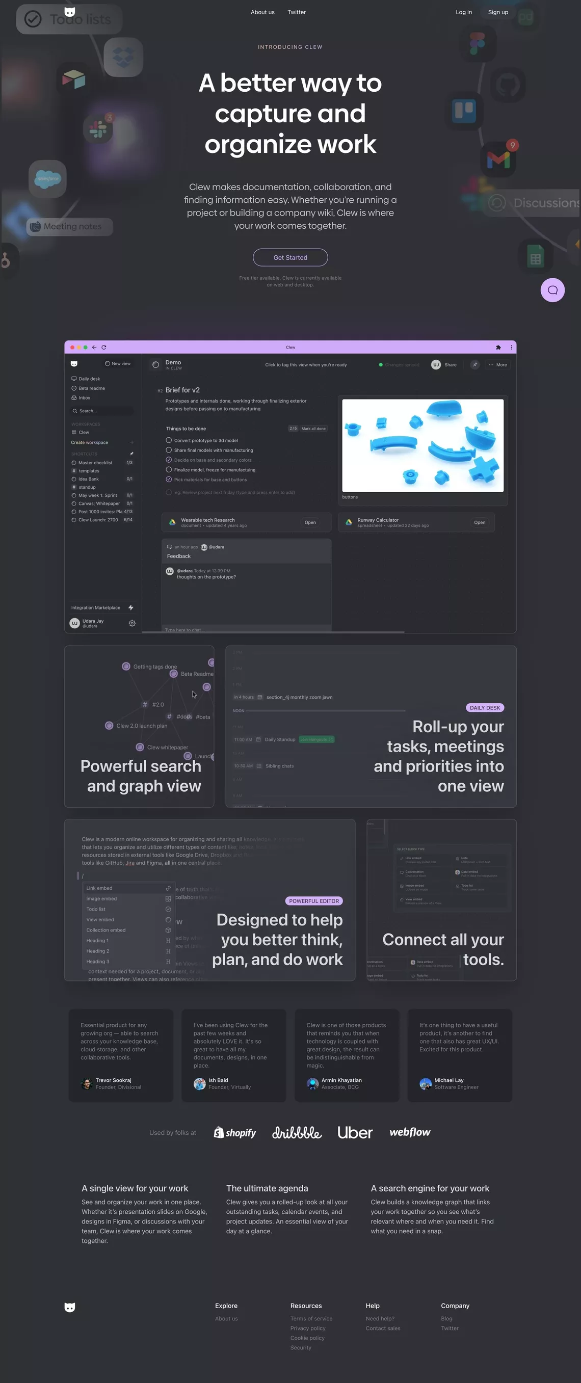 Clew – Best-in-class tool, for organizing the work of your life. on ...