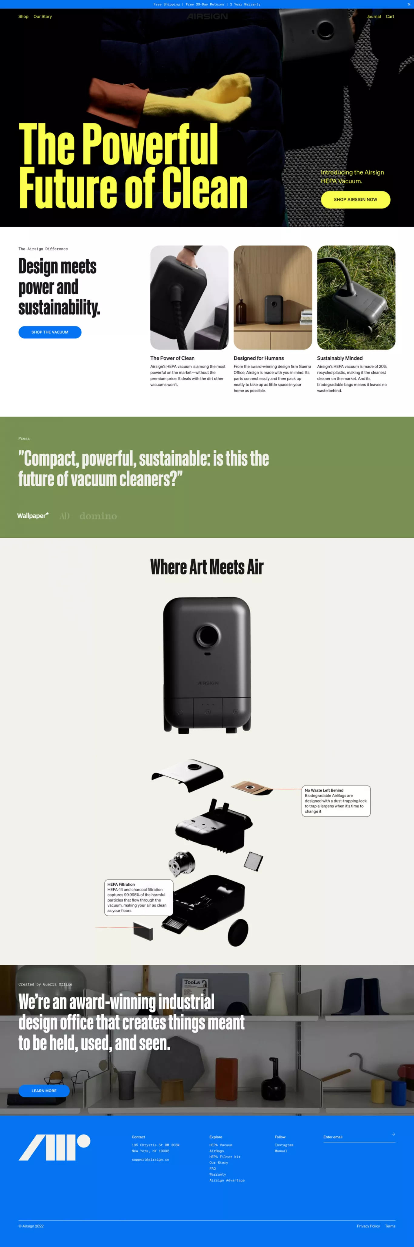 Airsign - Tools for Modern Living on Landbook - get inspired by ...