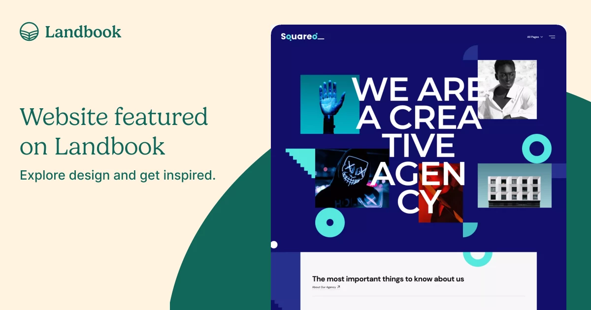 Squared - Agency HTML5 Responsive Website Template on Landbook - get ...
