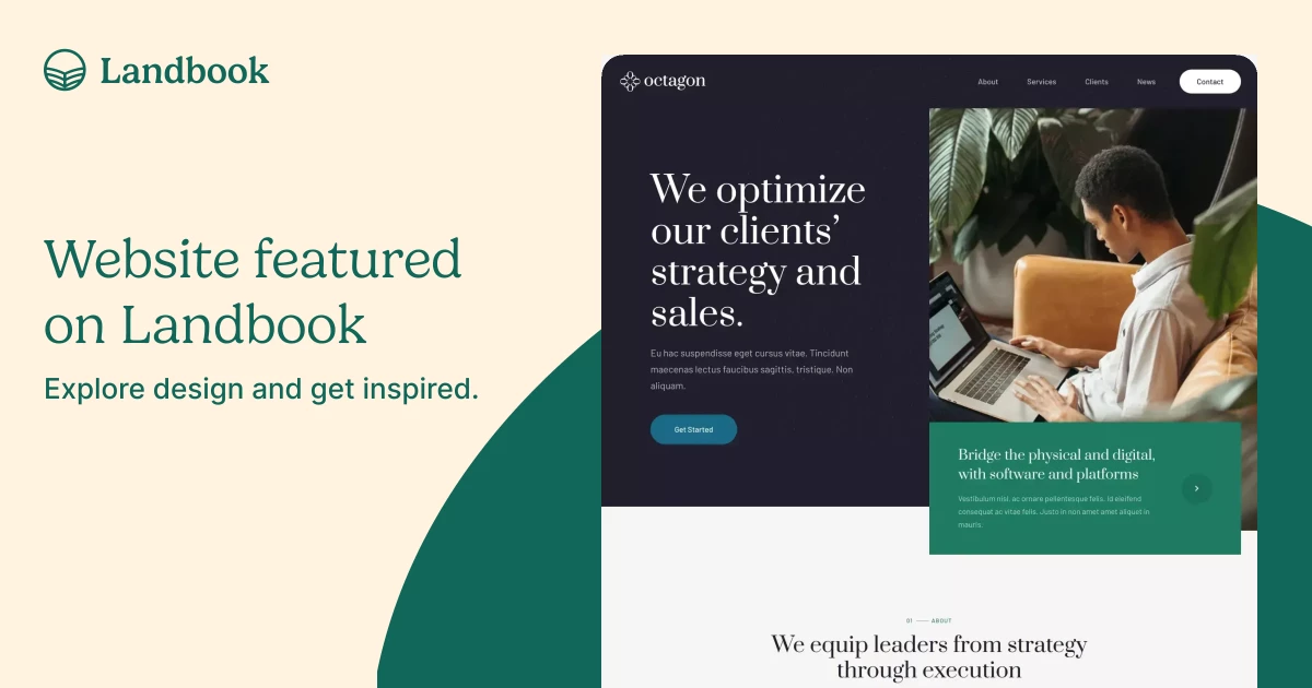Octagon - Webflow HTML website template on Landbook - get inspired by ...