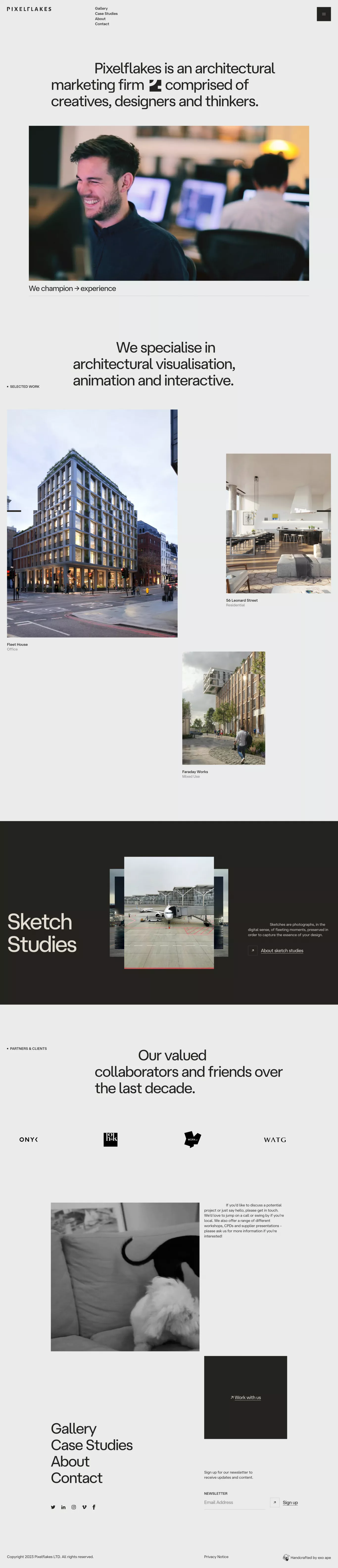 Pixelflakes on Landbook - get inspired by portfolio design and more