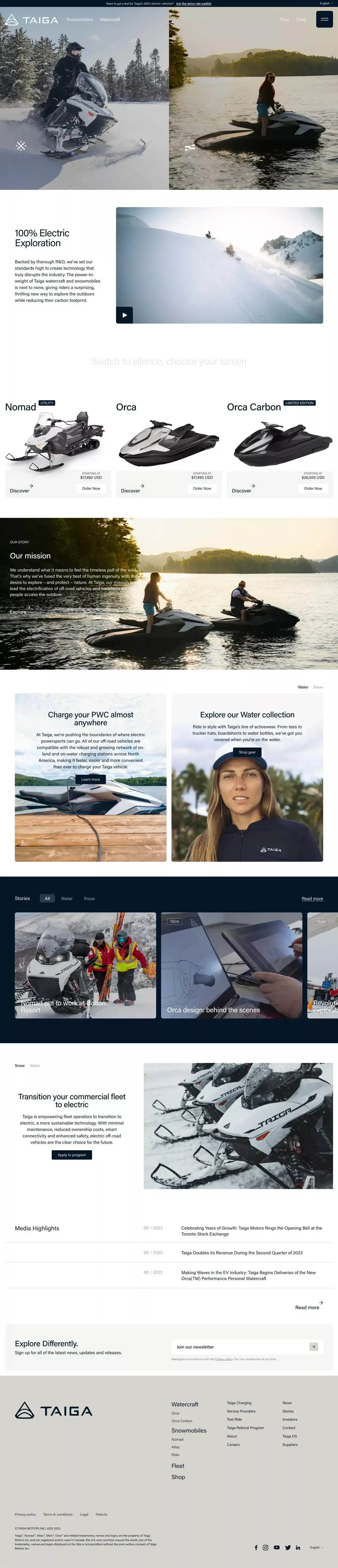 Taiga Motors | 100% Electric Powersport Vehicles on Landbook - get ...