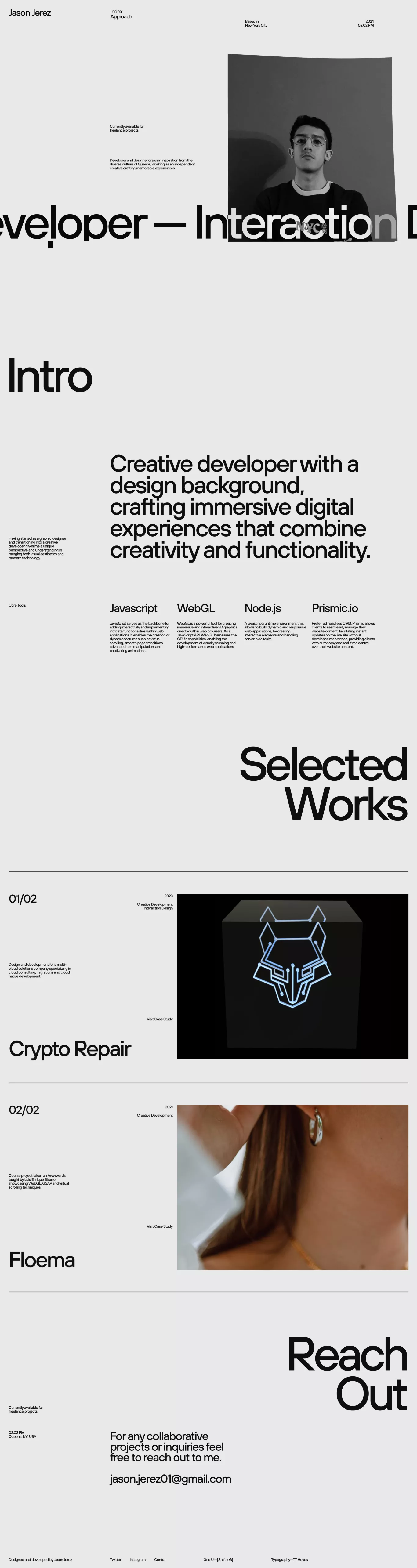 Jason Jerez on Landbook - get inspired by portfolio design and more