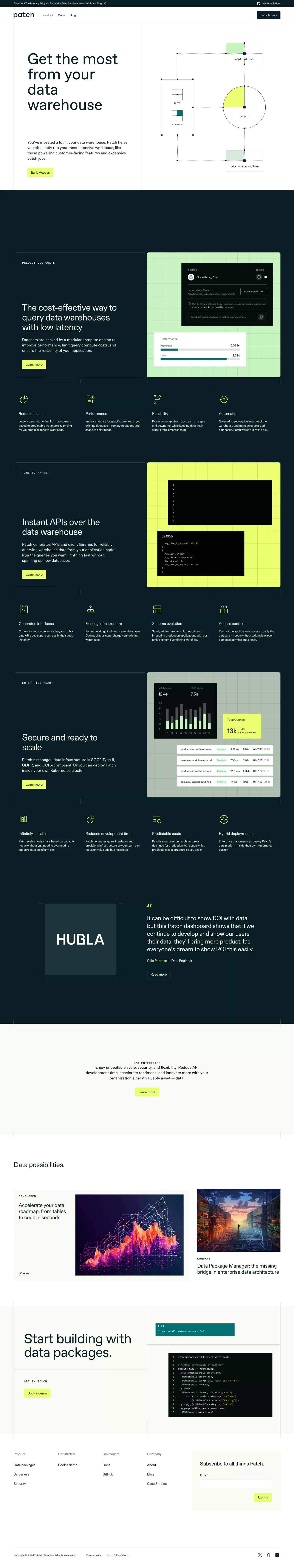 Build your application with data packages » Patch on Landbook - get ...