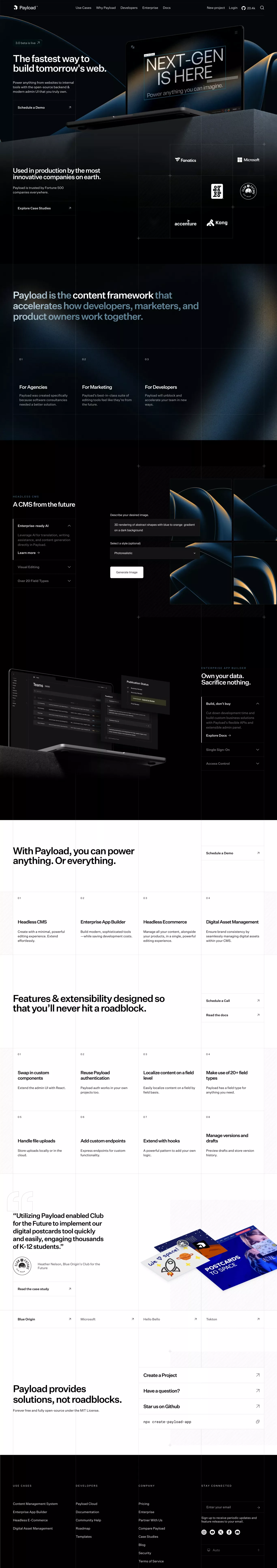 Payload: The fastest growing open-source headless CMS on Landbook - get ... Payload: The fastest growing open-source headless CMS on Landbook - get ...