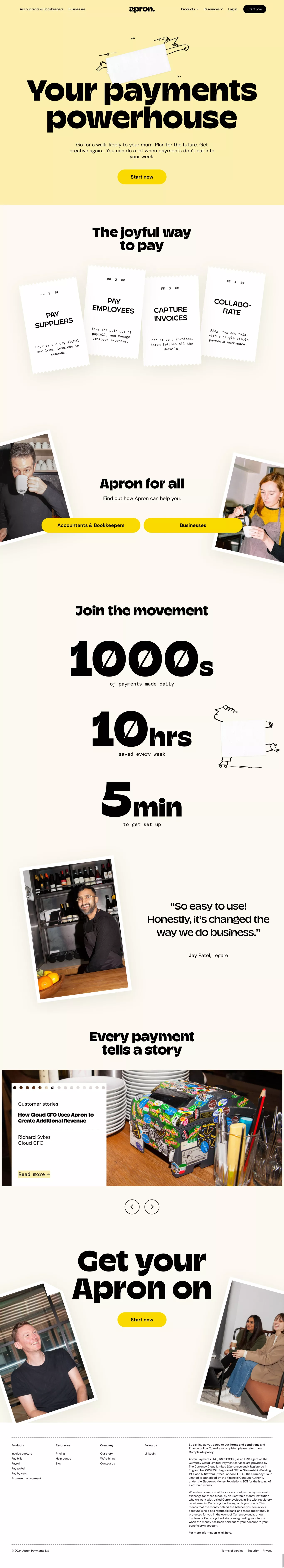 Apron | Streamline Your Invoice & Payroll Workflow on Landbook - get ...