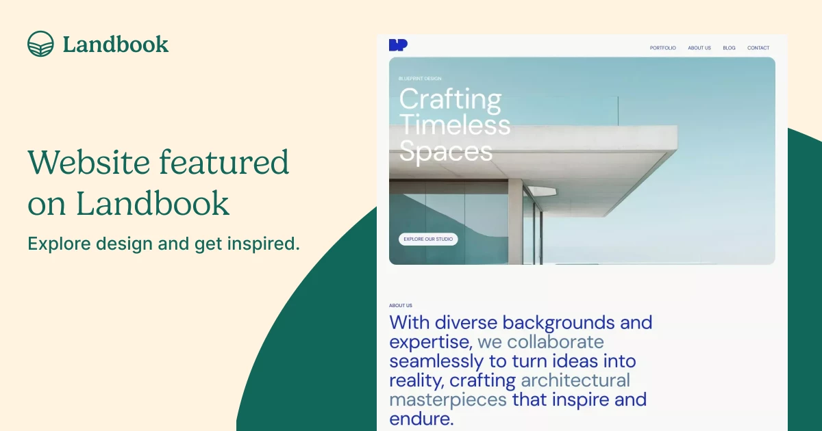 Blueprint - Webflow HTML Website Template on Landbook - get inspired by ...