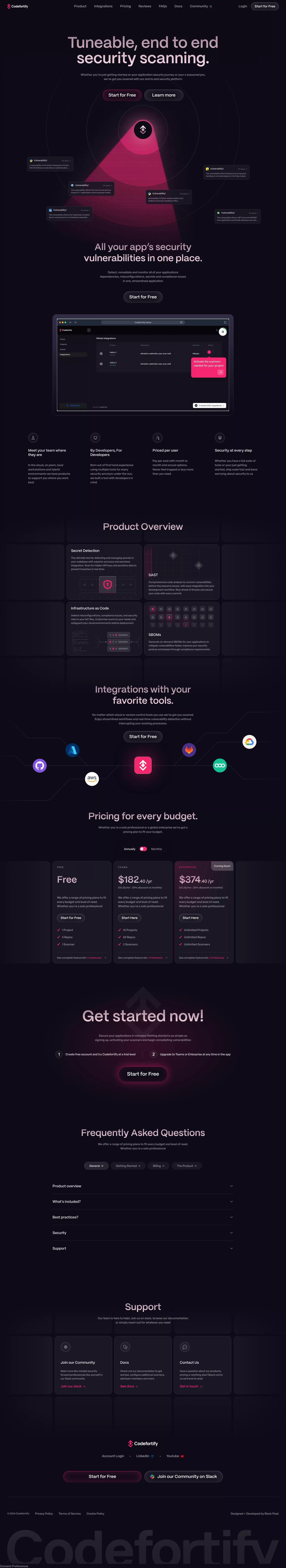 Codefortify - Tuneable ASPM & CSPM on Landbook - get inspired by ...
