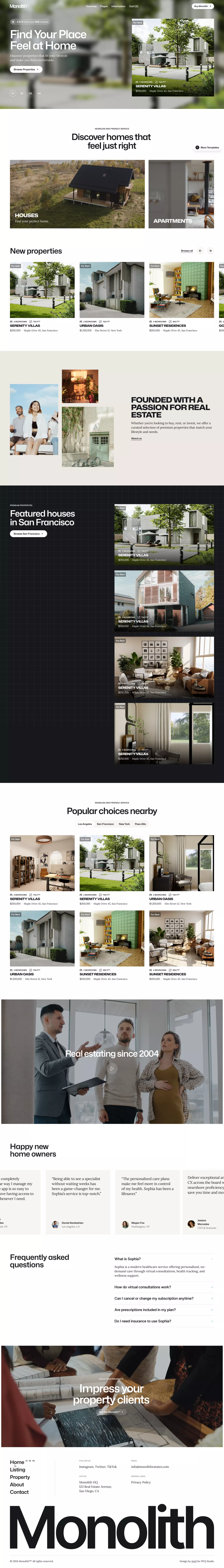 Monolith - Webflow Ecommerce website template on Landbook - get inspired by template design and more