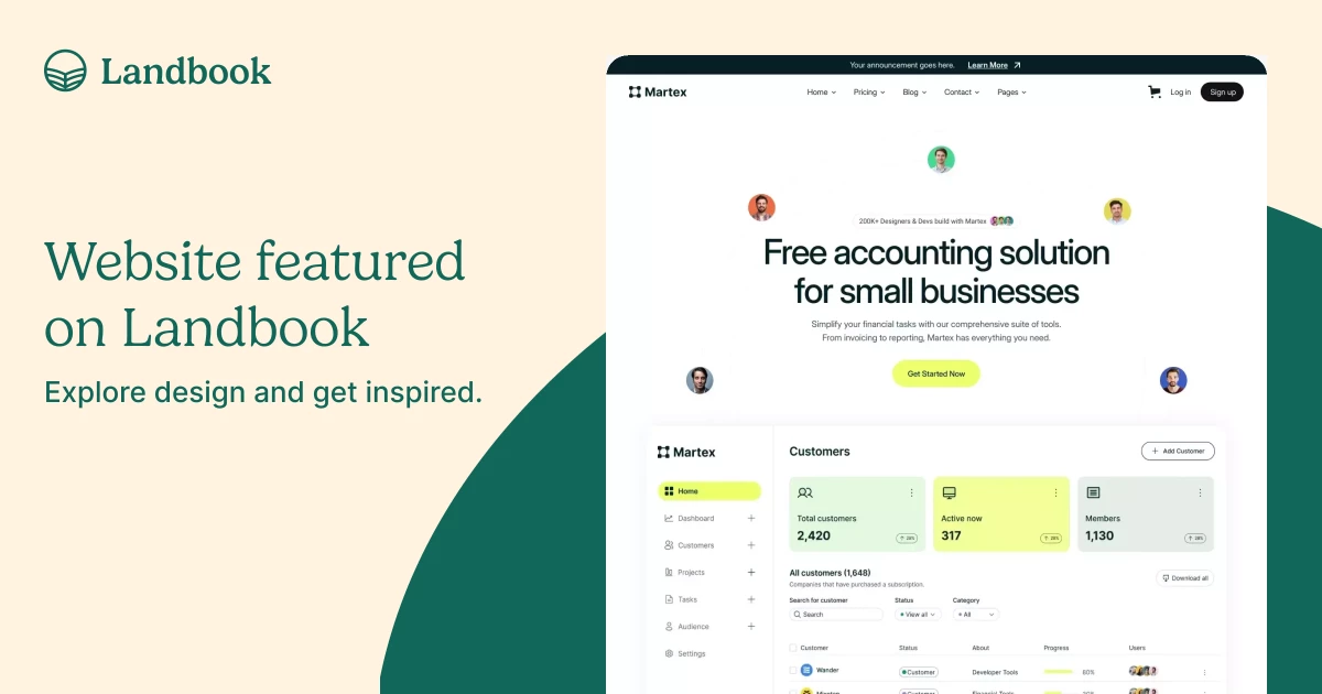Martex - Webflow Ecommerce Website Template. on Landbook - get inspired ...