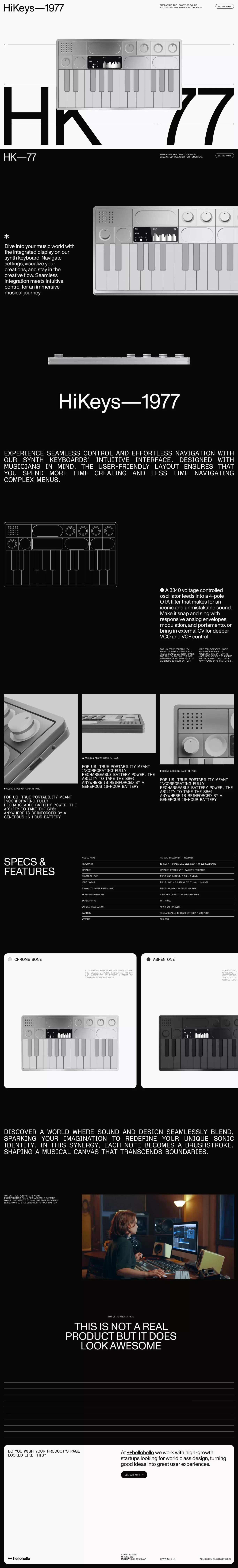 HiKeys 1977 on Landbook - get inspired by other design and more