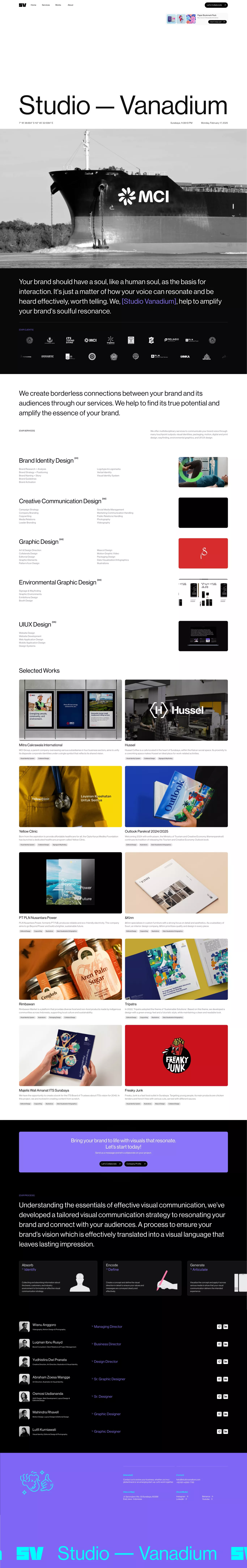Studio Vanadium on Landbook - get inspired by portfolio design and more