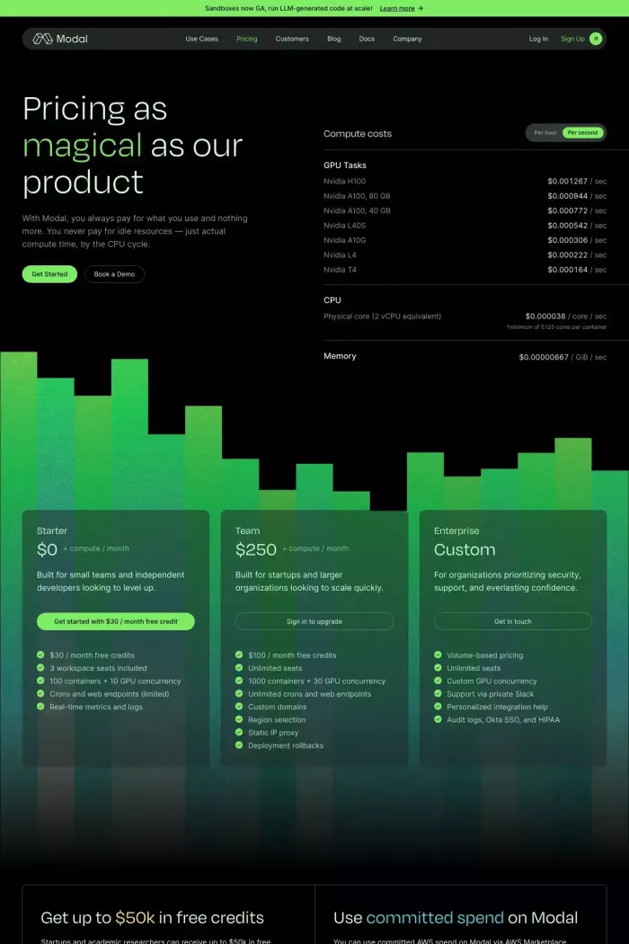 Pricing - Affordable NLP & Language Model Solutions | Cohere on Landbook - get inspired by ...