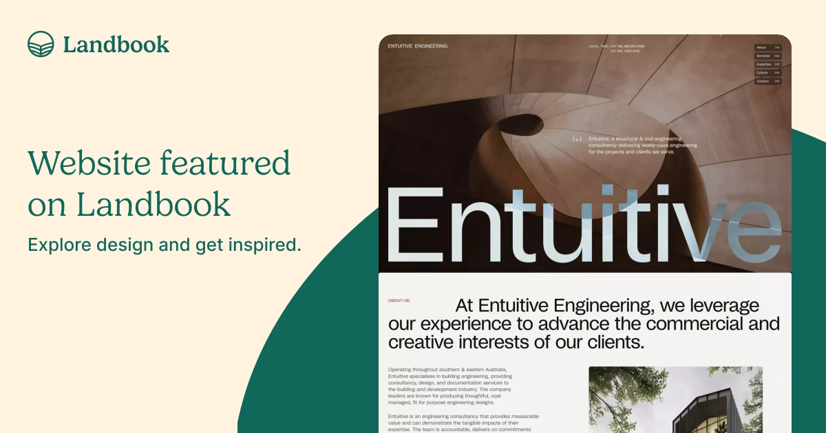 Entuitive | Structural & Civil Engineering on Landbook - get inspired ...