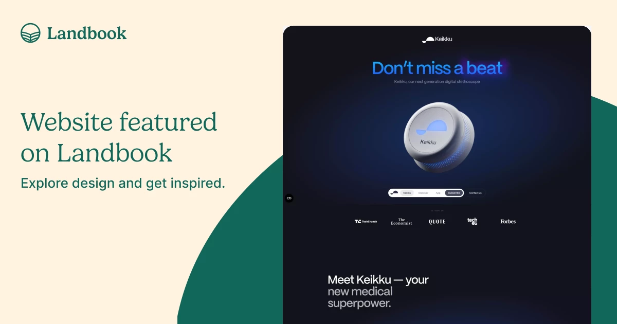 Keikku — Meet the Next-Gen Digital Stethoscope on Landbook - get ...
