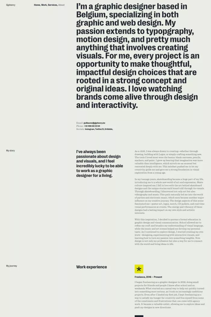 The best about us page website design inspiration