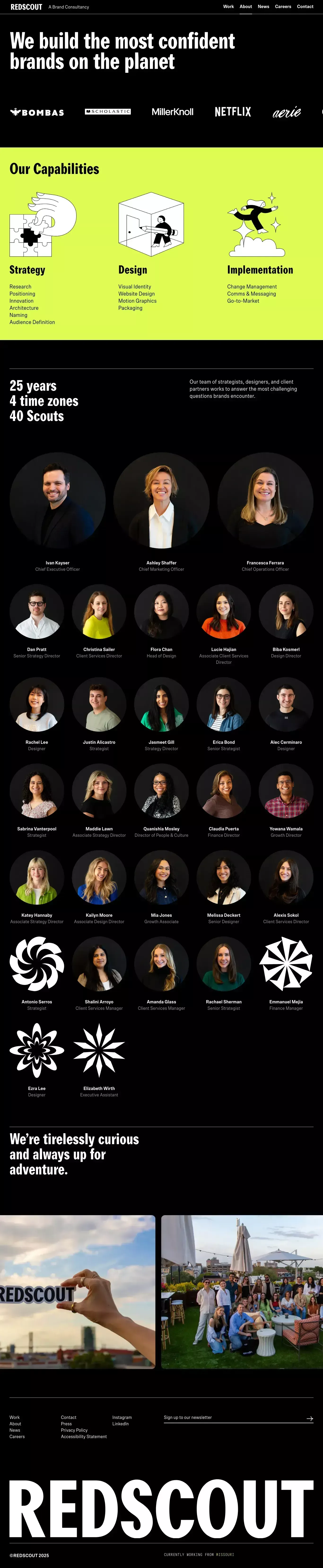 About – Redscout on Landbook - get inspired by about us design and more