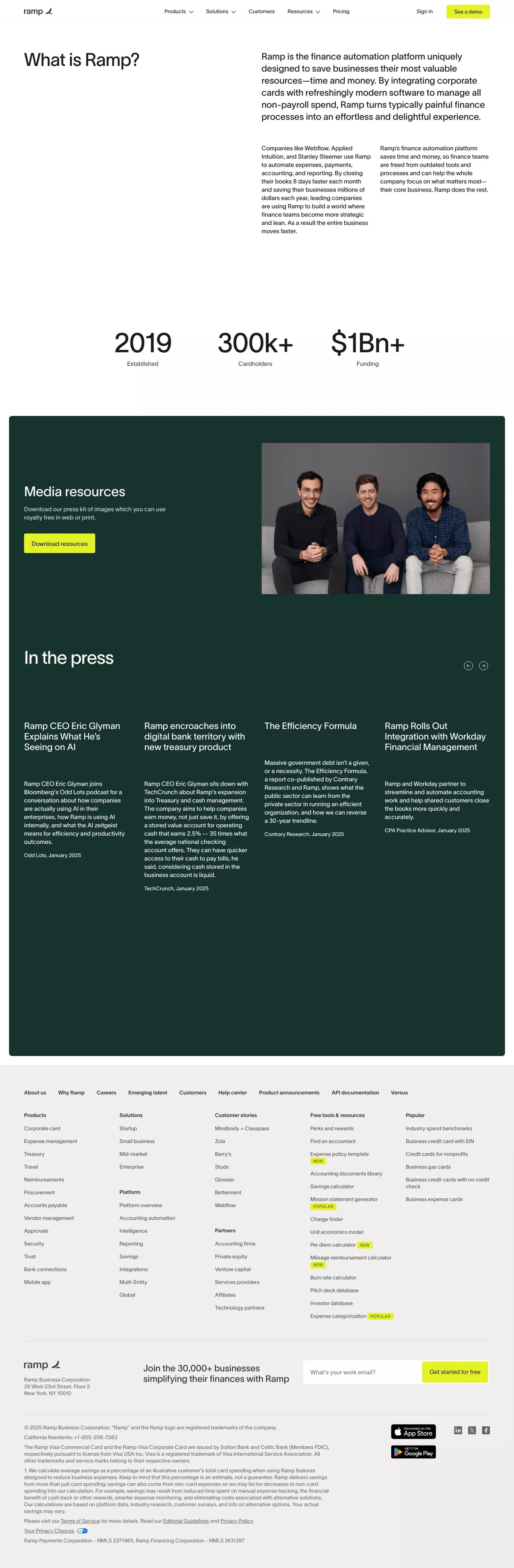 Press - Media Resources | Ramp on Landbook - get inspired by about us ...