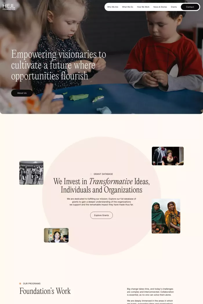 The best miscellaneous page website design inspiration