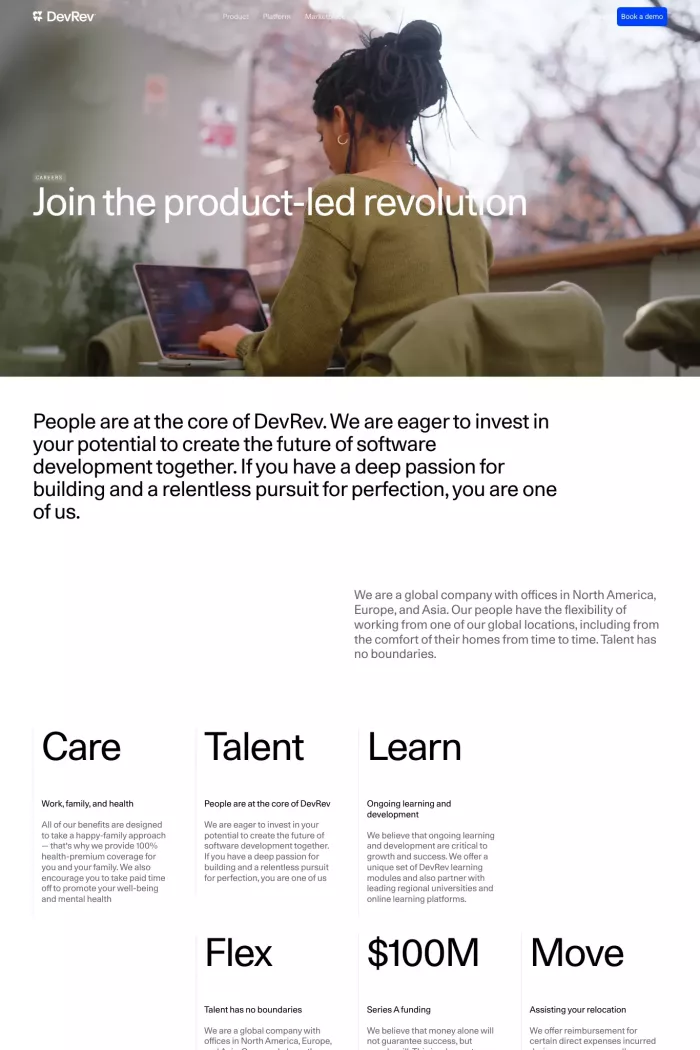 The best career page website design inspiration