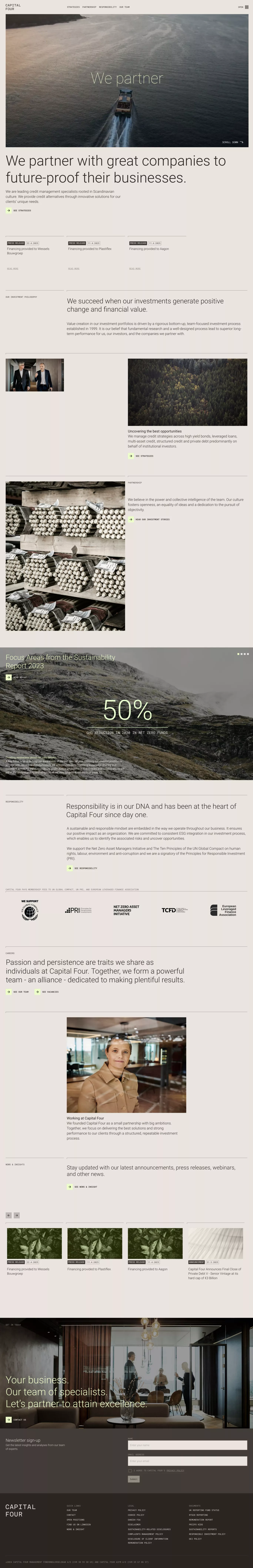 Capital Four on Landbook - get inspired by landing design and more
