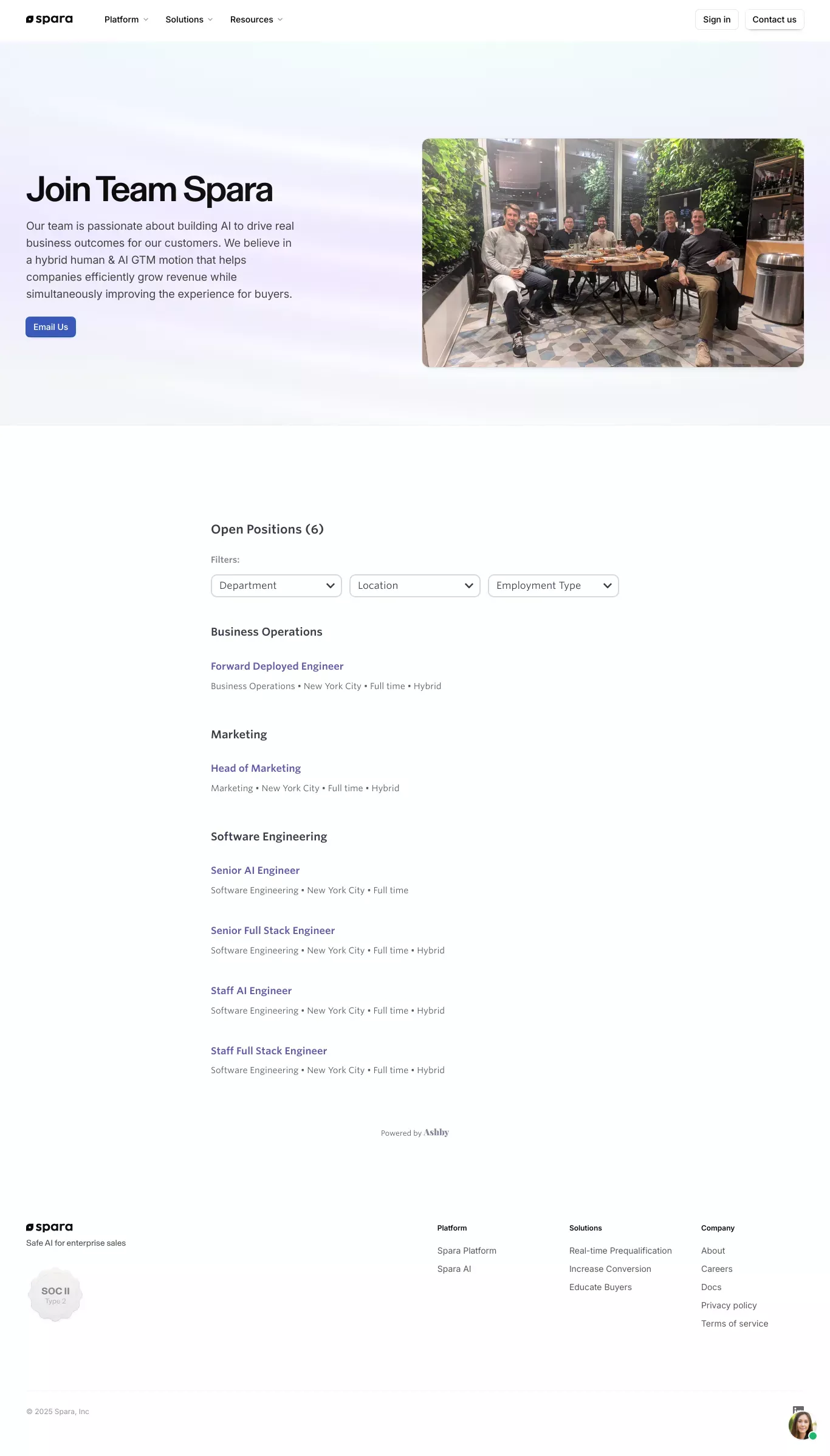 Spara - The AI-powered inbound conversion platform on Landbook - get ...