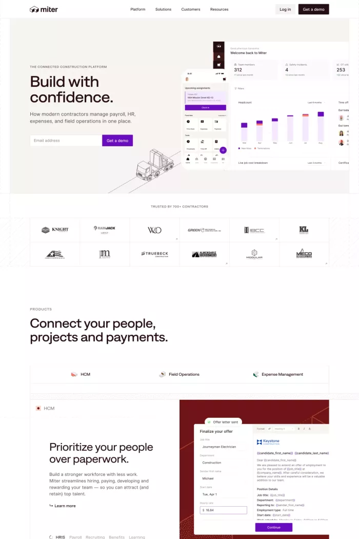 Employers | Handshake on Landbook - get inspired by landing design and more