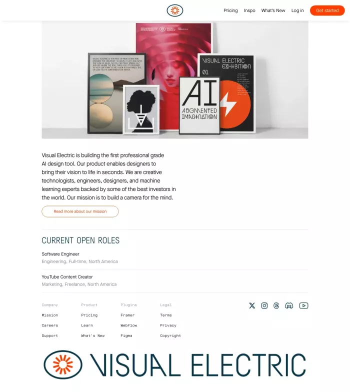 Visual Electric - Generate AI Images & Videos on Landbook - get ...