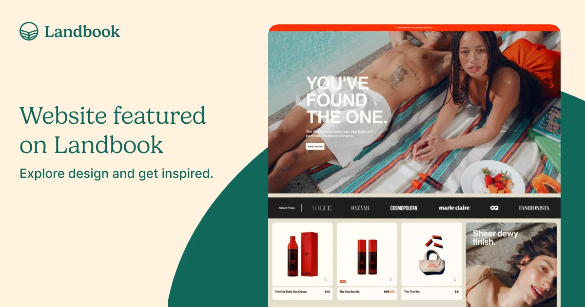 Good Weather Skin on Landbook - get inspired by ecommerce design and more