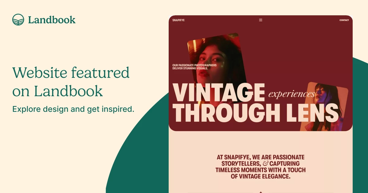 Snapifye - Webflow HTML website template on Landbook - get inspired by template design and more