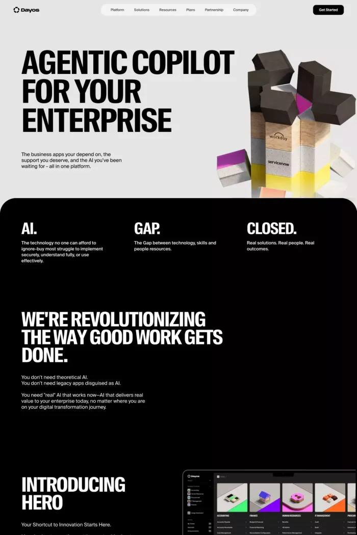 Landbook - website design inspiration gallery