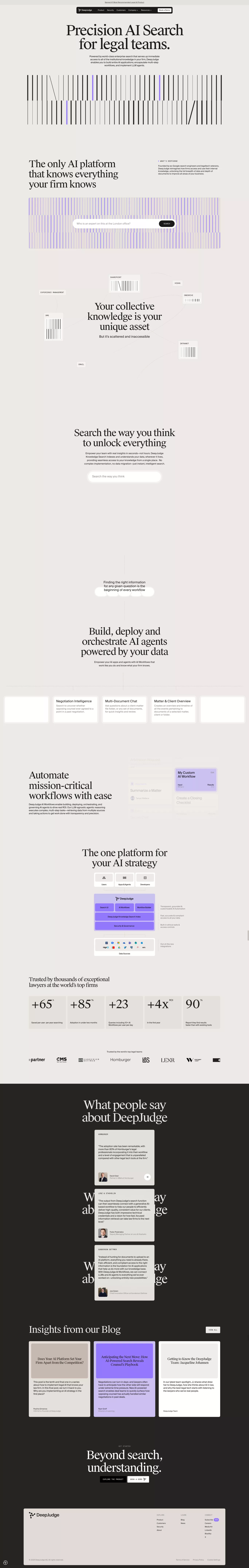 DeepJudge - Precision AI Search for legal teams on Landbook - get ...