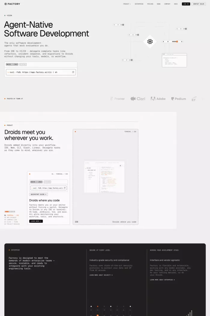 The best landing page website design inspiration
