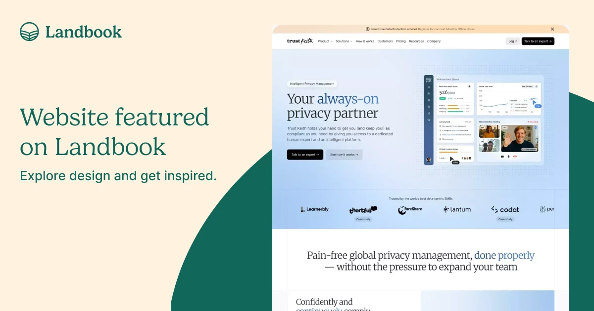 Trust Keith · The Expert Data Protection Service on Landbook - get ...